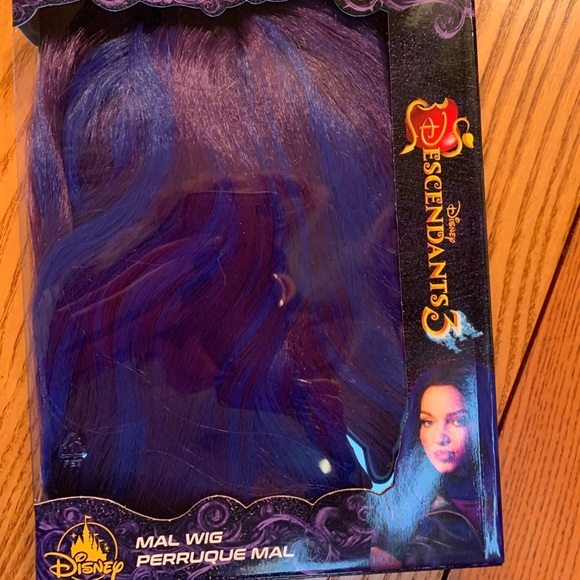 Disney | Accessories | Descendants Mal Wig | Poshmark